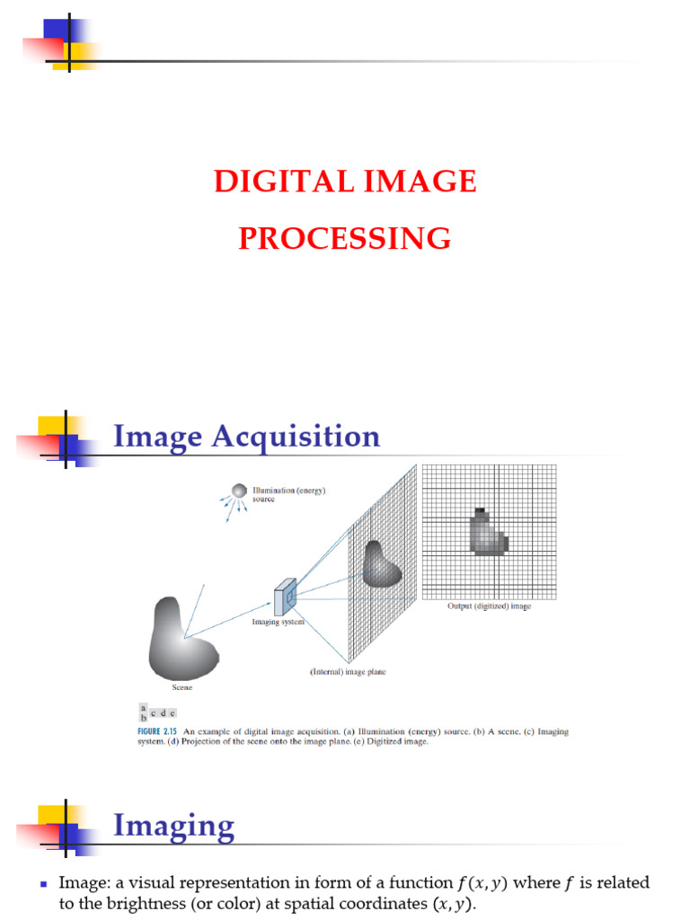 01_Digital Image Processing_Part 01-1 | PDF | Image | Optics