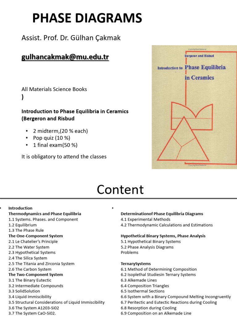 Phase Diagrams Week 1 Uploaded | PDF | Phase (Matter) | Phase Rule