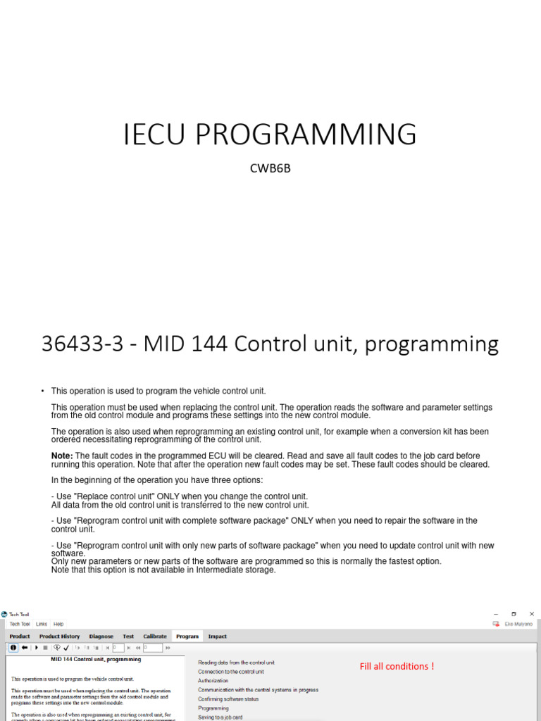 CWB6B Iecu Programming | PDF
