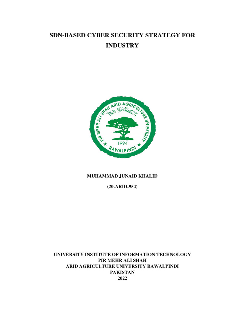 MS Thesis V1.3 | PDF | Denial Of Service Attack | Security