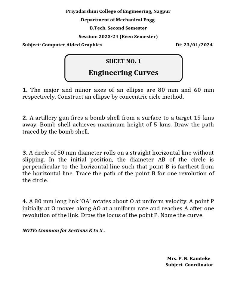 CAG Drawing Sheets (1,2,3&7) Manual | PDF | Euclidean Geometry ...