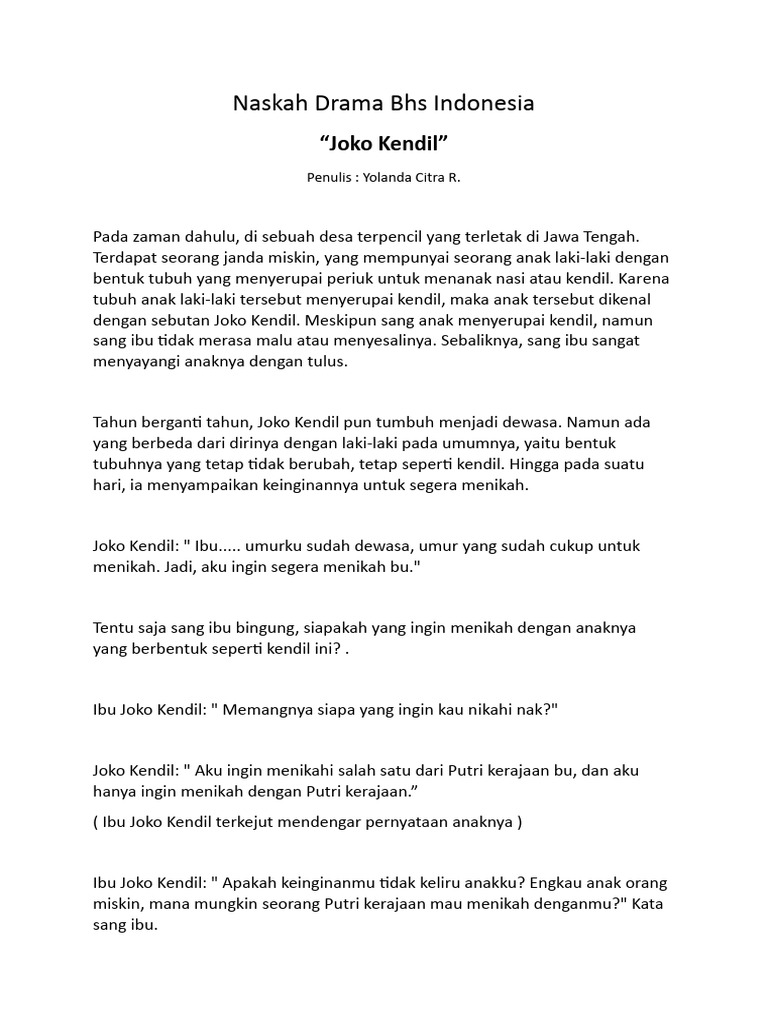 Naskah B.indo | PDF