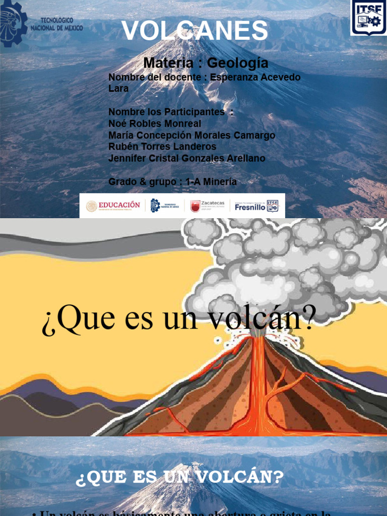 Volcanes Geologia | PDF | Volcán | Magma