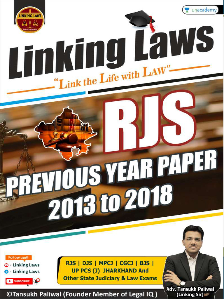 Rjs Previous Year Paper 2013-18-3 2 | PDF | Criminal Procedure In South Africa | Lease