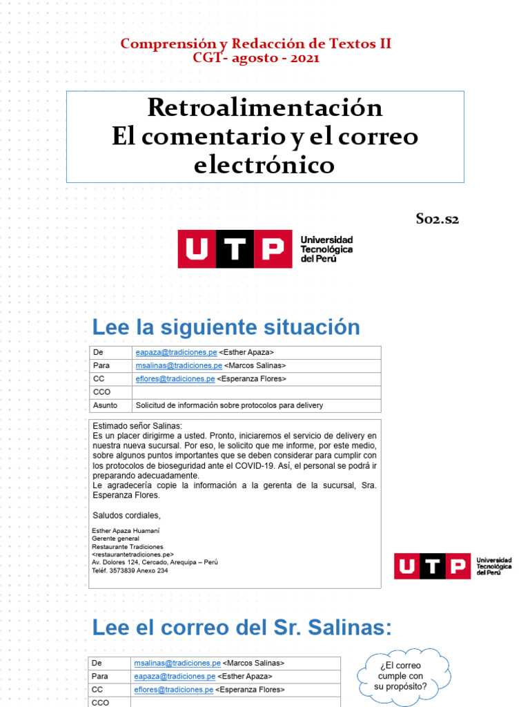 S02.s2 Material El correo electrónico | PDF | Entrega (Comercio)