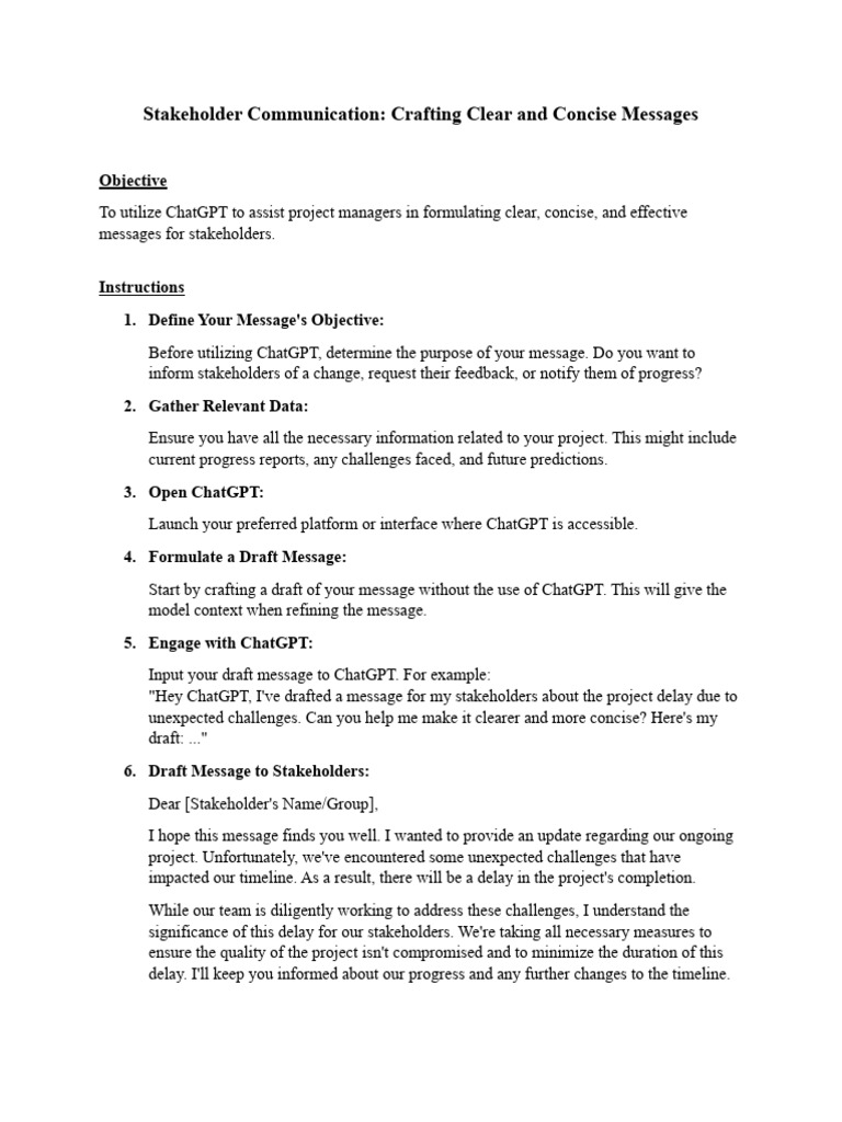 Use Case - Stakeholder Communication | PDF | Communication | Information