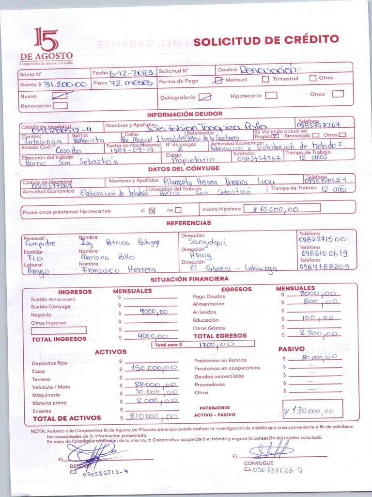 Toaquiza Pallo Luis | PDF