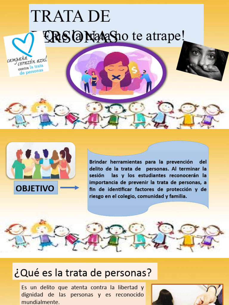 Prevención de la Trata de Personas | PDF | Trata de personas | La ...