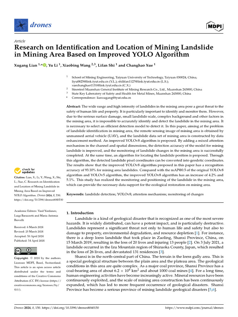 Drones Nayyer | PDF | Cartesian Coordinate System | Landslide
