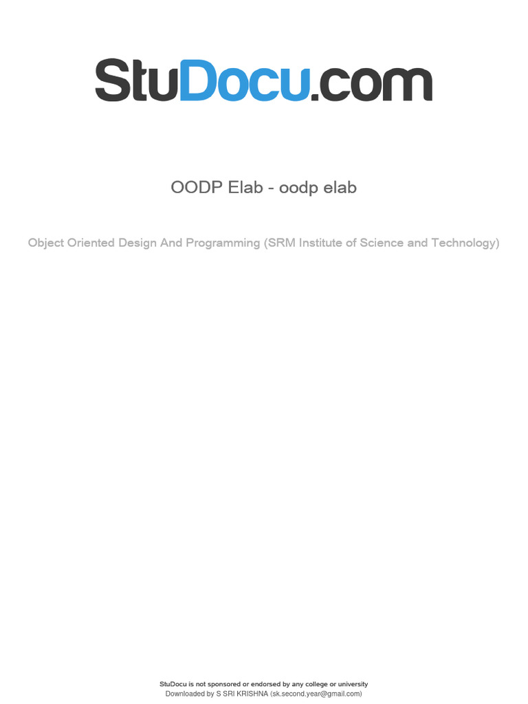 Oodp Elab New 2 | PDF | Namespace | Onomastics