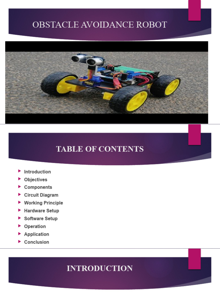 Obstacle Avoidance Robot | Download Free PDF | Robot | Robotics