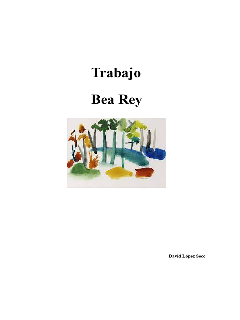 Bea Rey Gómez | PDF | Madrid | Arte abstracto