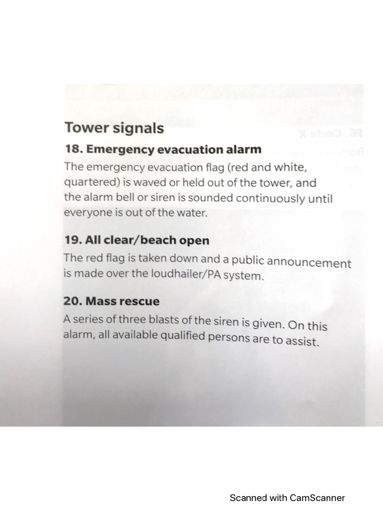 Tower signals and Flags | PDF