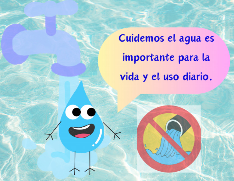 Cuidemos El Agua Es Importante para La Vida y El Uso Diario | PDF