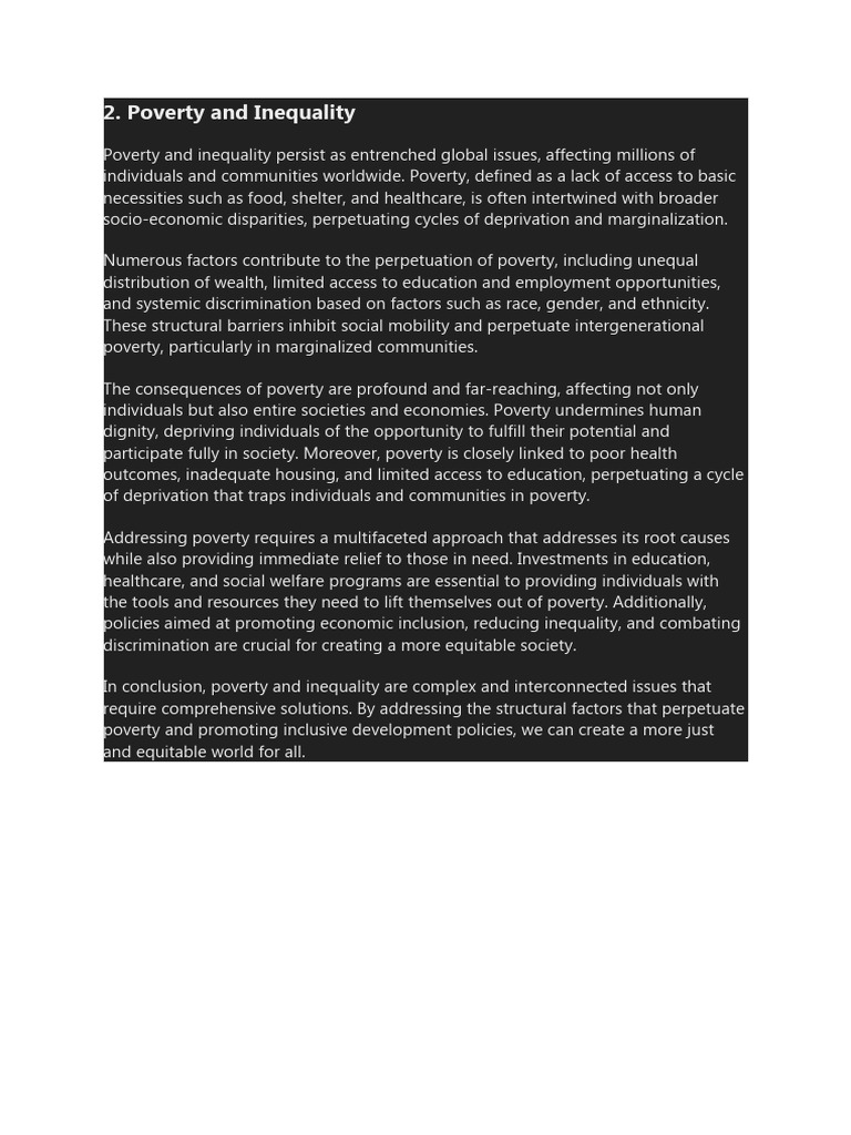 Poverty Pdf