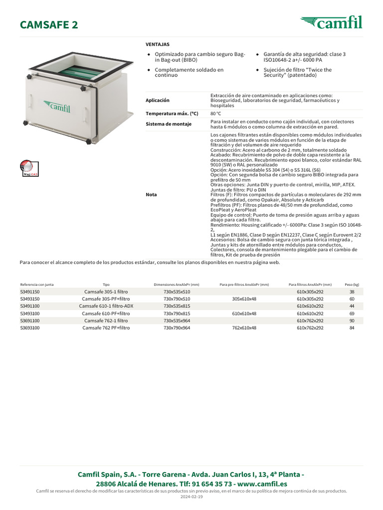 Documentación-de-Producto-CamSafe-2 | PDF