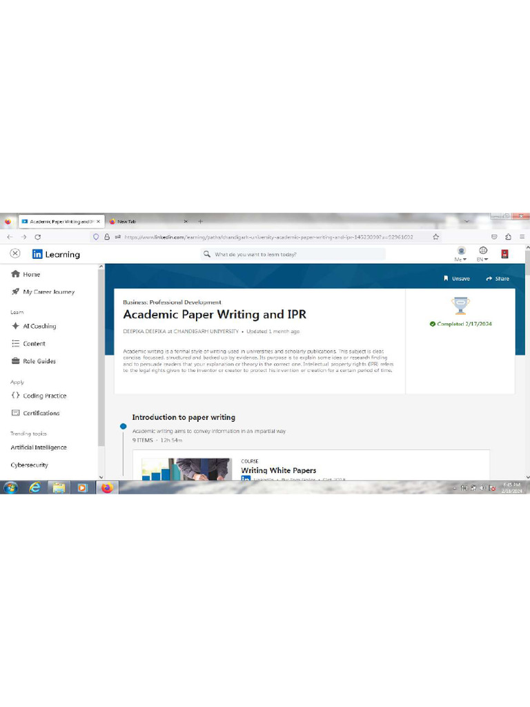 ipr Final certificates | PDF