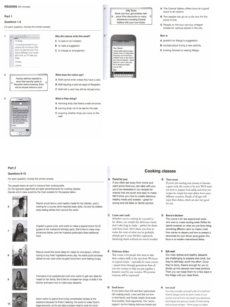 Test Reading Writing 4 Pdf