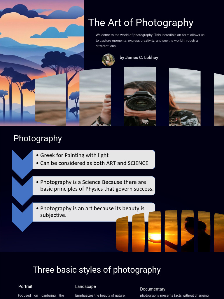 The Art of Photography | PDF | Composition (Visual Arts) | Camera