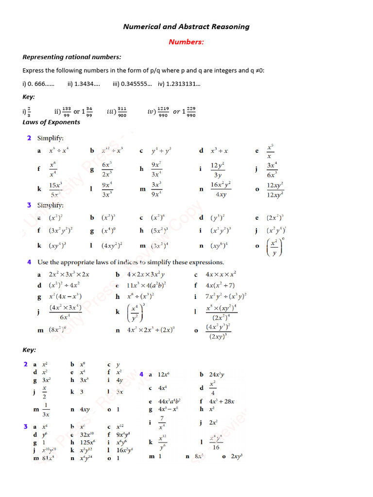 Revision Sheet for EOY Grade 8 | PDF | Mathematics | Geometry