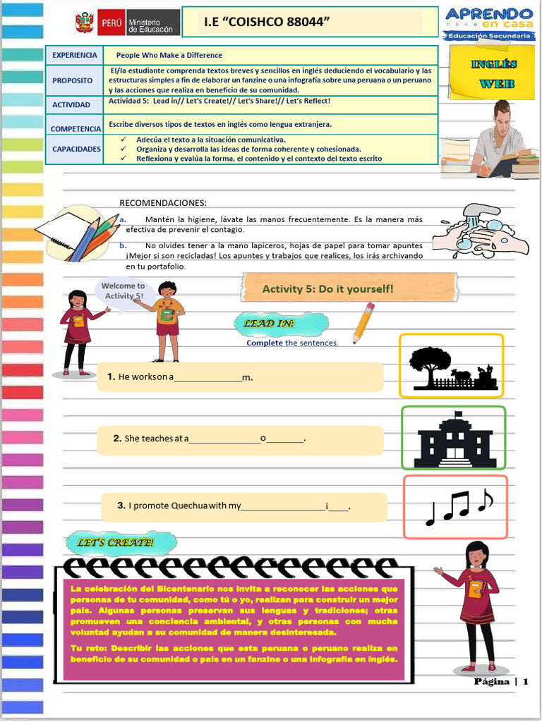 A1 - Ingles | PDF