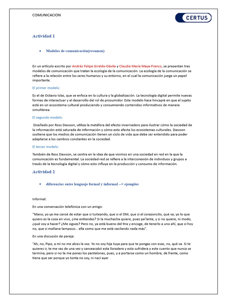 Informe de RRHH | PDF | Comunicación | Sociedad