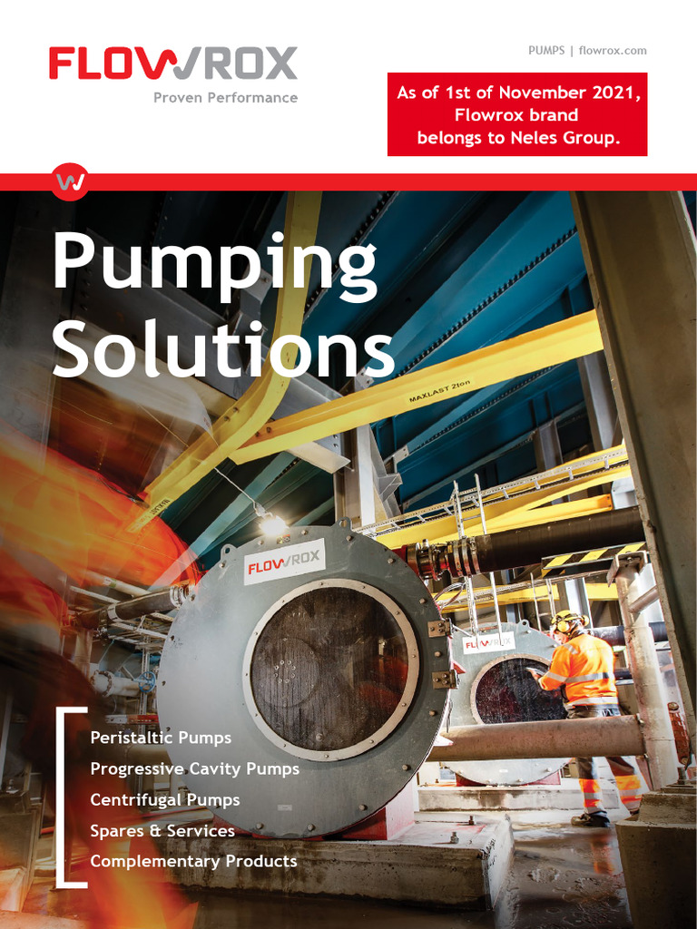 pumping-solutions-brochure-flowrox-en | PDF | Pump | Filtration
