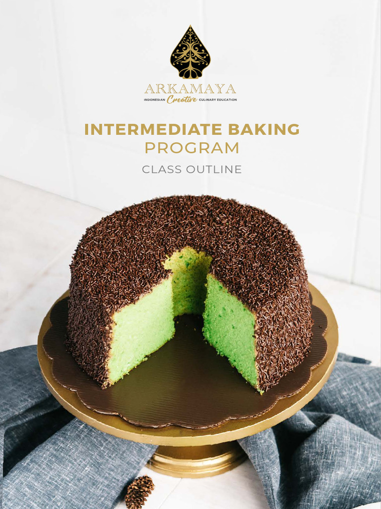 Intermediate Baking Program Overview | PDF | Cakes | Desserts