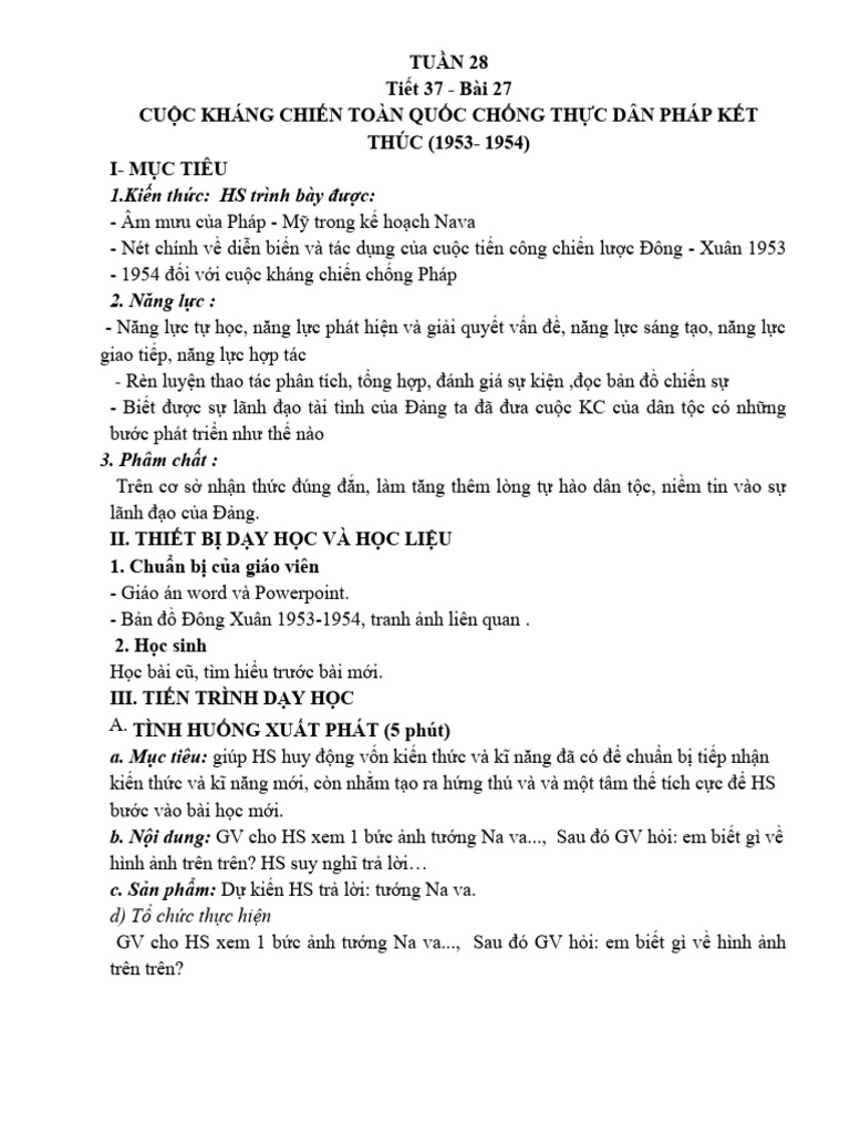 GIAO An LICH SU 9 TUAN 28 - Tiet 37,38 - Cuoc Khang Chien Toan Quoc Chong Thuc Dan Phap Xam Luoc ...