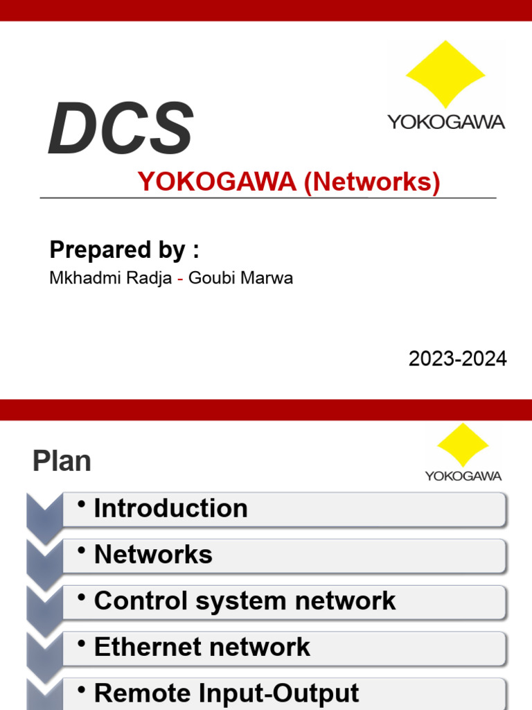 Yokogawa DCS Network Overview 2023-2024 | PDF