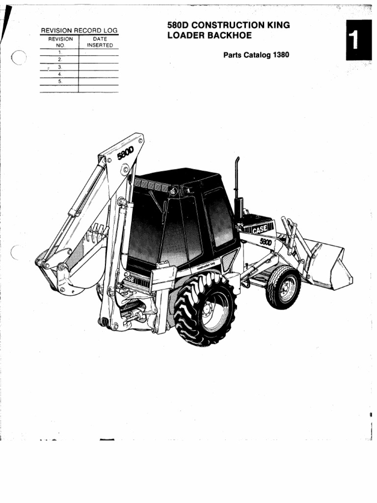 Case 580d Parts | PDF