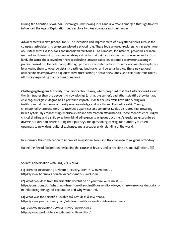 During The Scientific Revolution | PDF | Scientific Revolution | Science