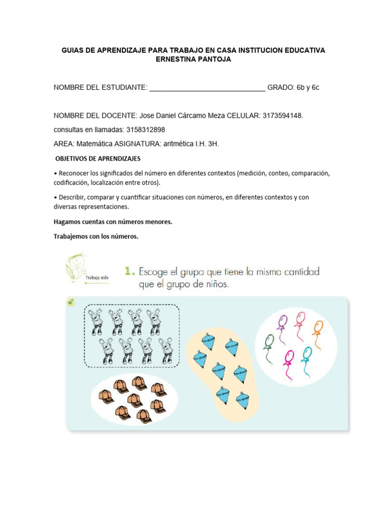 guia de matematicas | PDF
