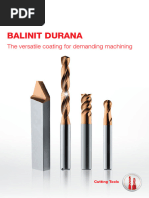 Hq306en Balinit Mayura For Cutting Tools | PDF | Machining | Materials