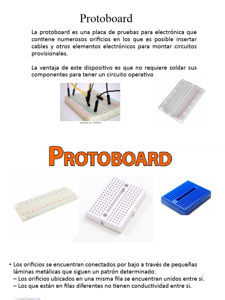 Guía Completa de Protoboards: Uso y Ventajas | PDF | Bienes ...