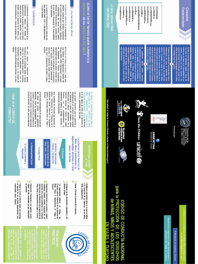 Folleto Codigo De Conducta Nacional Pdf
