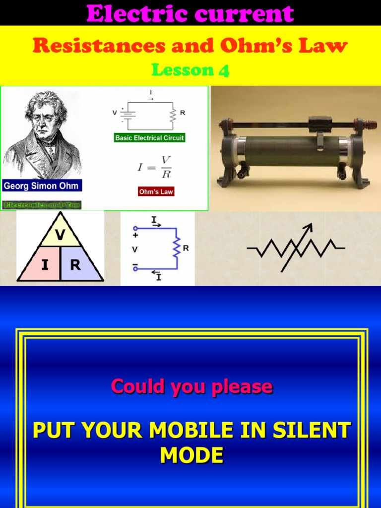 Resistance and Ohm's Law | Download Free PDF | Electrical Resistance ...