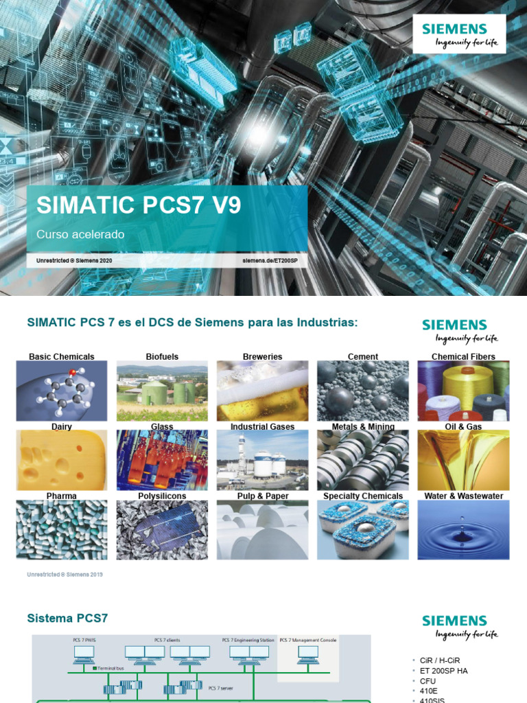 InfoPLC Net Webinar Curso Acelerado Pcs7 v9 | PDF | Informática ...