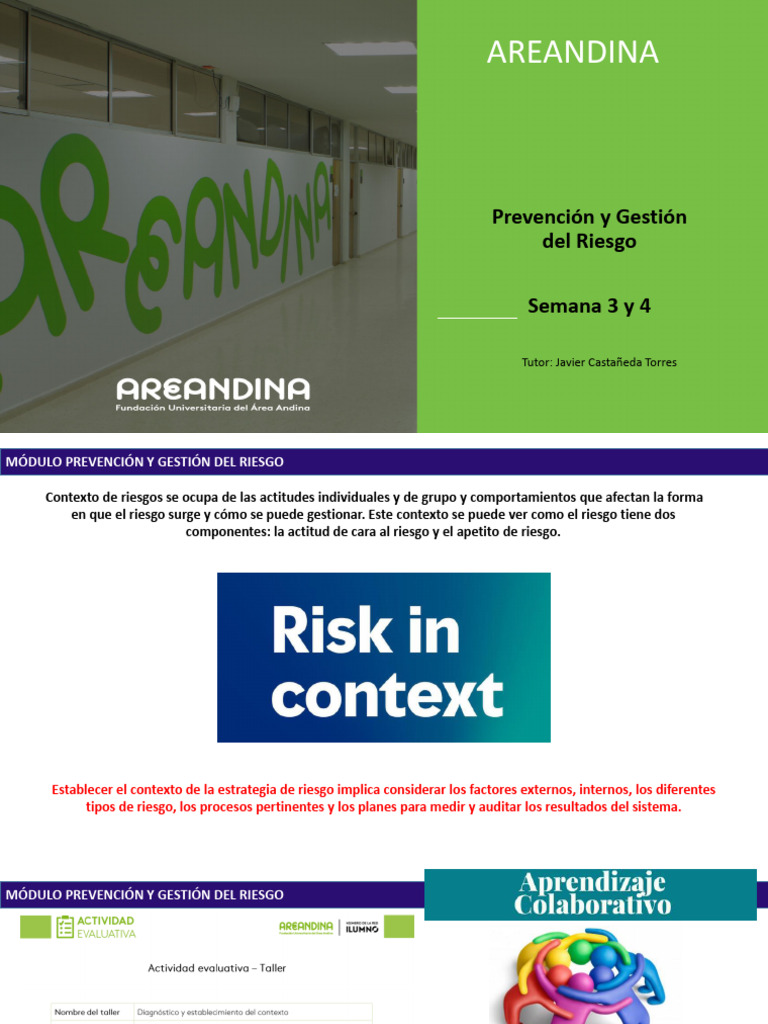 Semana 3 y 4 PGR 2022 Guía | PDF | Business | Riesgo