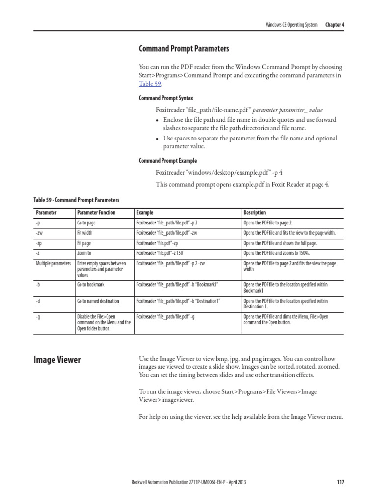 Command Prompt Parameters | PDF | Command Line Interface | Computer File