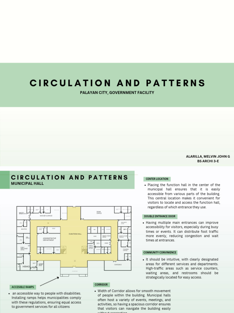 Circulation and Patterns | PDF | Public Toilet | Accessibility