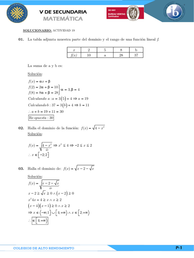 Funciones01 | Descargar gratis PDF | Función (Matemáticas) | Funciones y mapeos