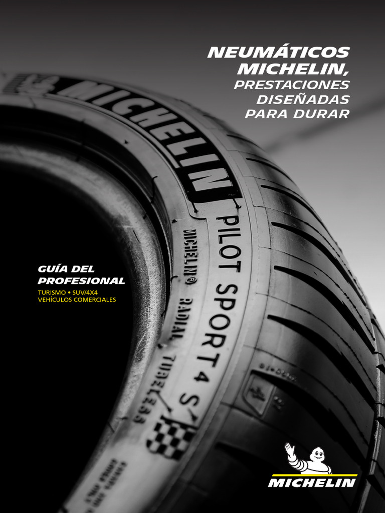 Michelin Guia Profesional Turismo Esp 1 | PDF | Neumático | Decibel