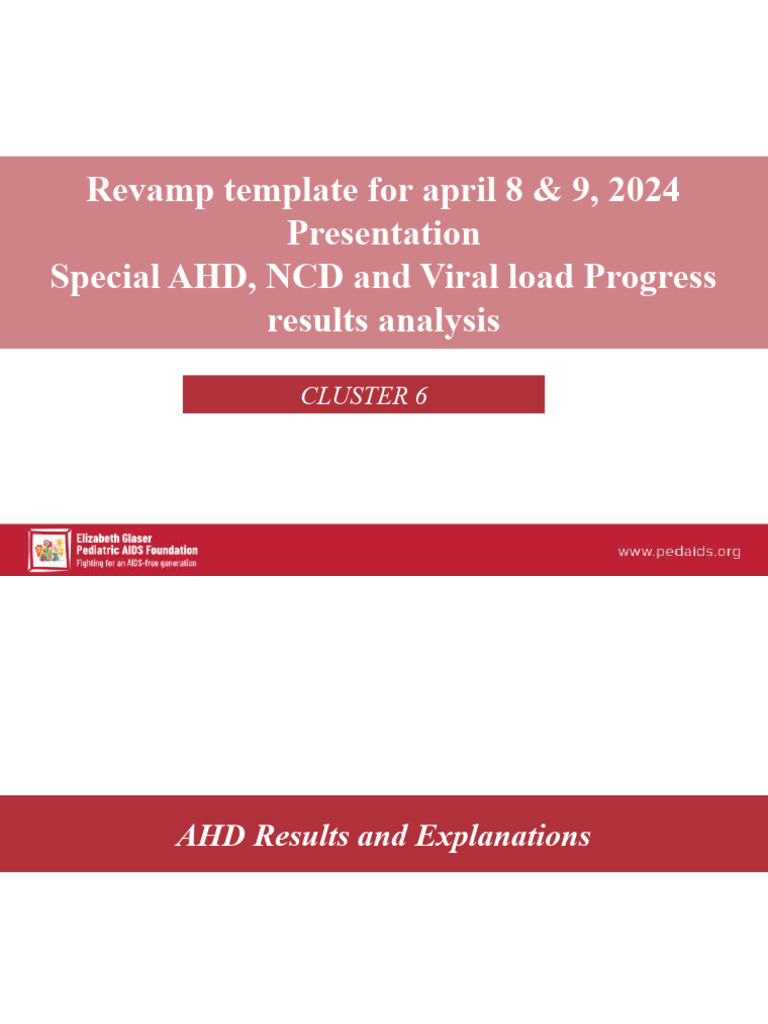 Revamp Template April 24 Cluster 6 | PDF | Human Diseases And Disorders ...
