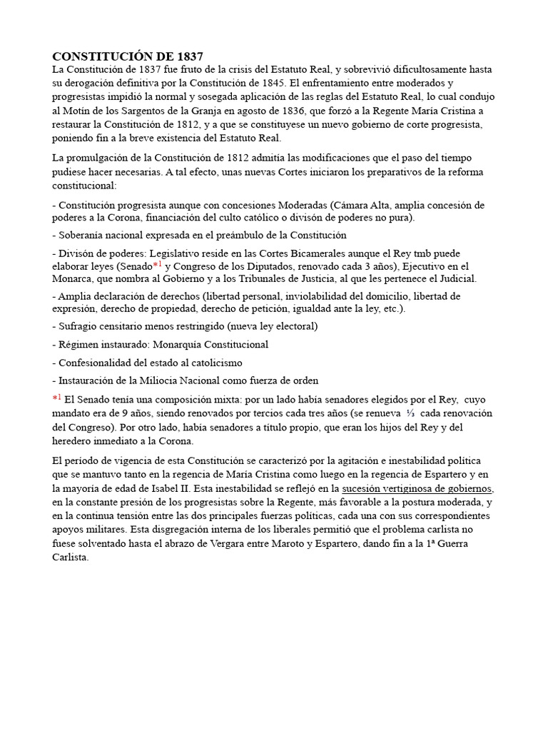 4) Constitución 1837 | PDF | Constitución | Gobierno