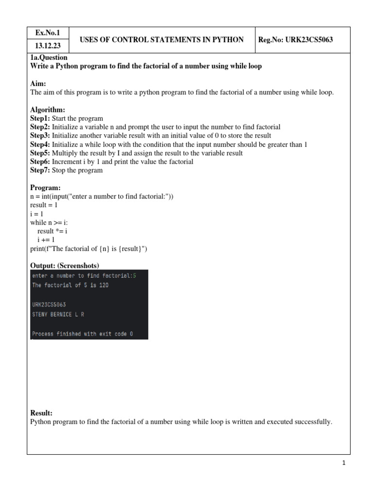 Ex 1 | PDF | Theoretical Computer Science | Computer Science