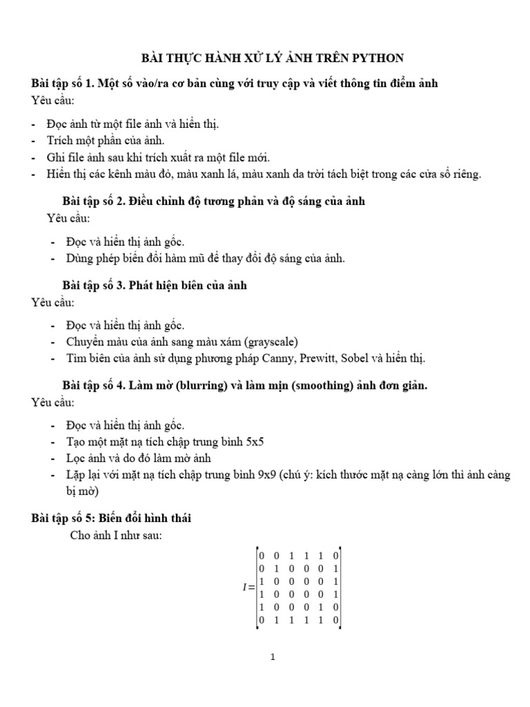 Bai Thuc Hanh - Python - 2023 | PDF