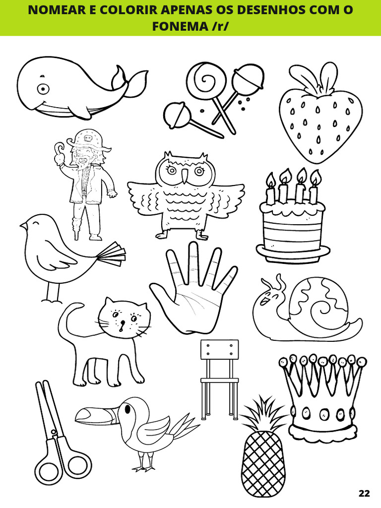 Pintar Fonema R | PDF
