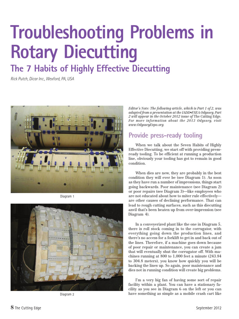 Rotary Die Repair Best Practices | PDF