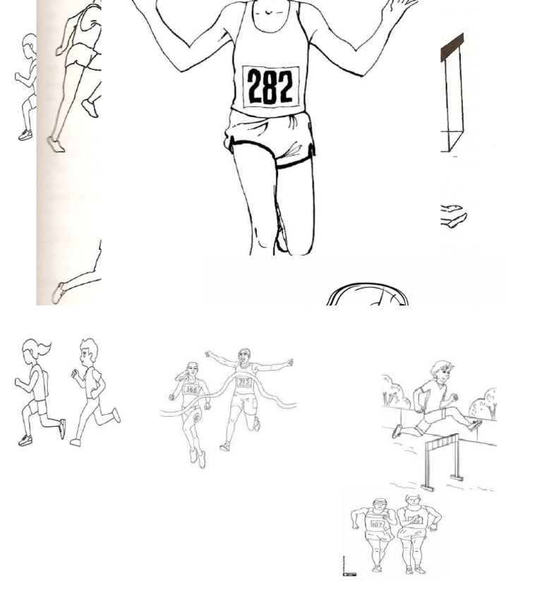 Dibujos Atletismo Maye | PDF